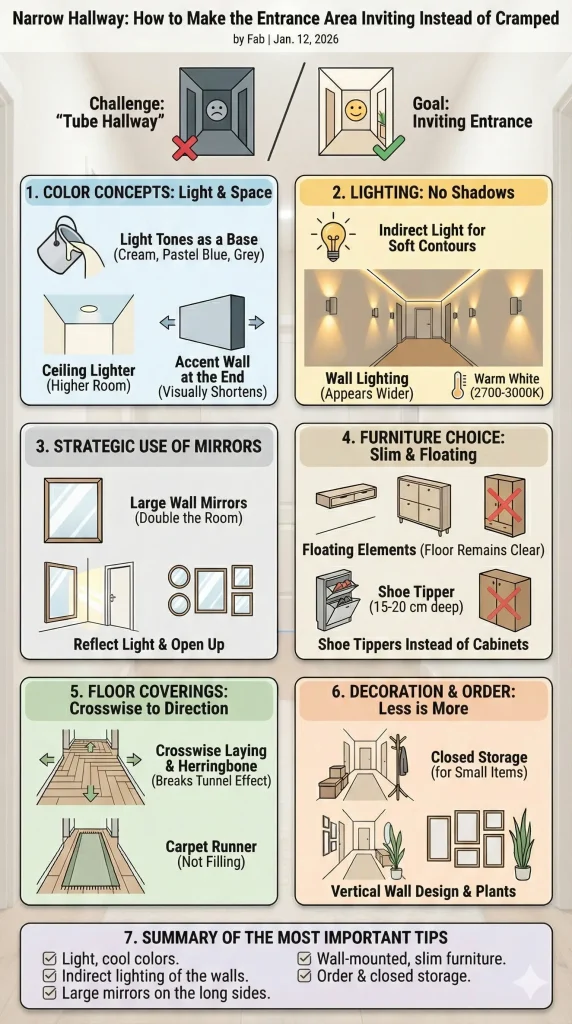 Narrow Hallway Ideas: 10 Tips to Make It Feel Spacious